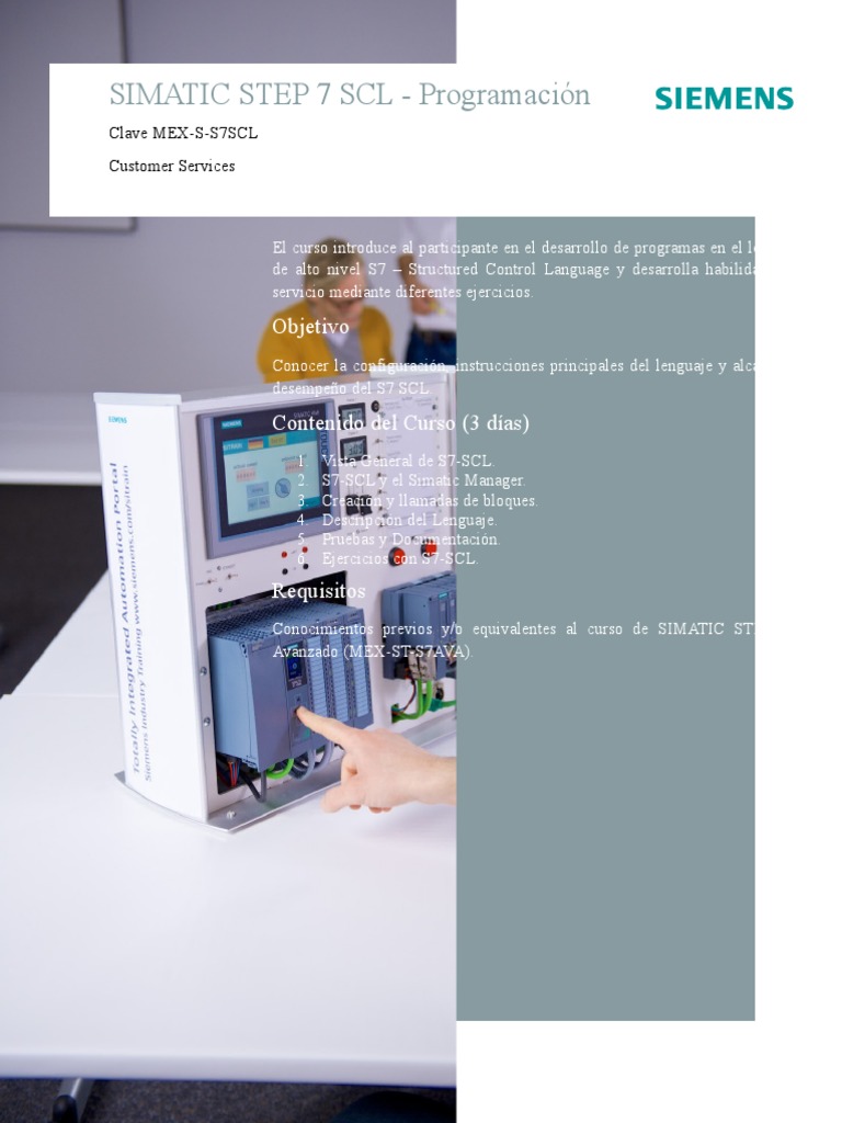 Curso Avanzado de S7-SCL | PDF