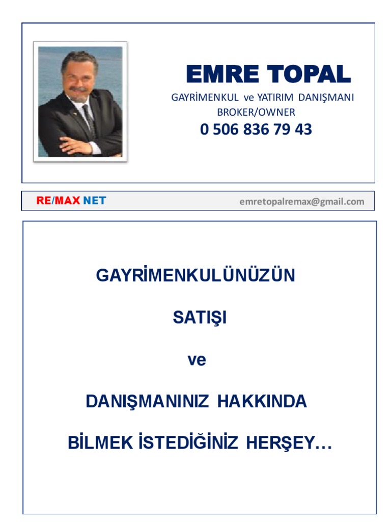Emre Topal Kişisel Sunum Dosyası | PDF
