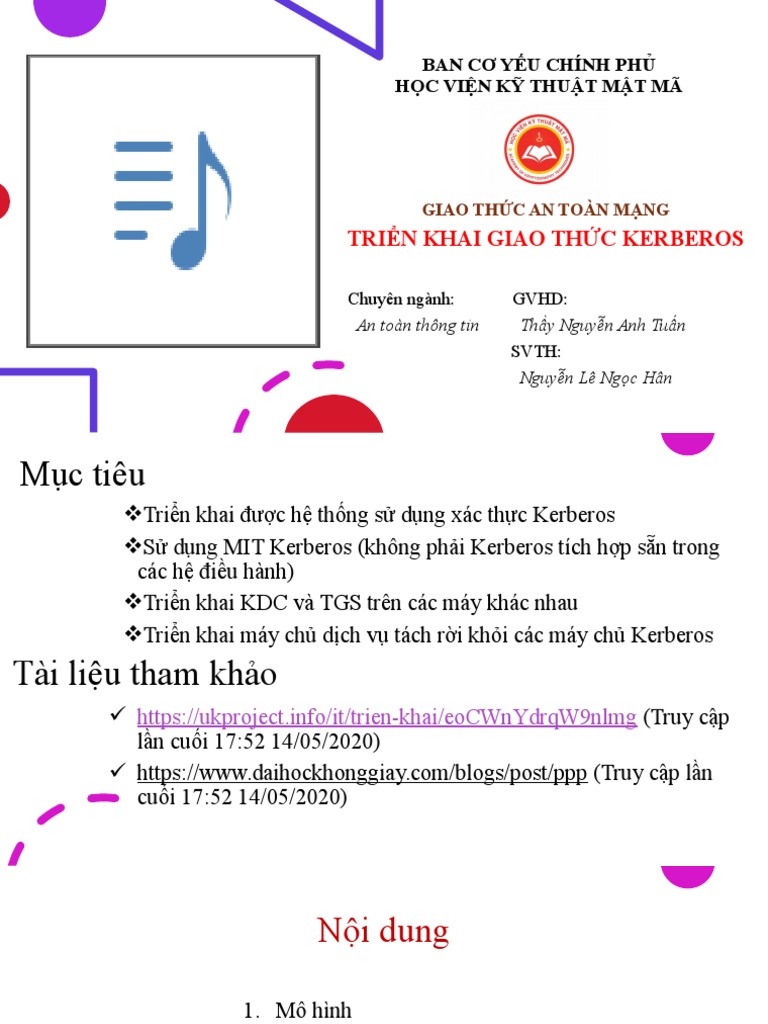 Bài 02. Triển Khai Kerberos | PDF