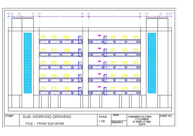 Front Elevation Model | PDF