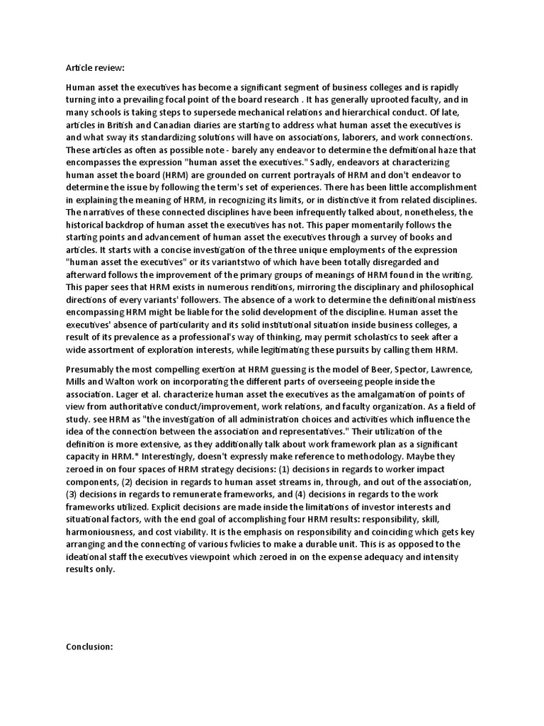Article Review3 | PDF | Cognition