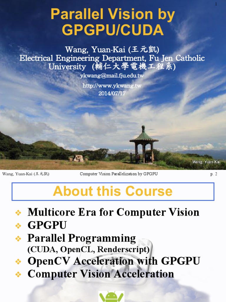 Parallel Vision by GPGPU CUDA | PDF | Multi Core Processor | Parallel Computing