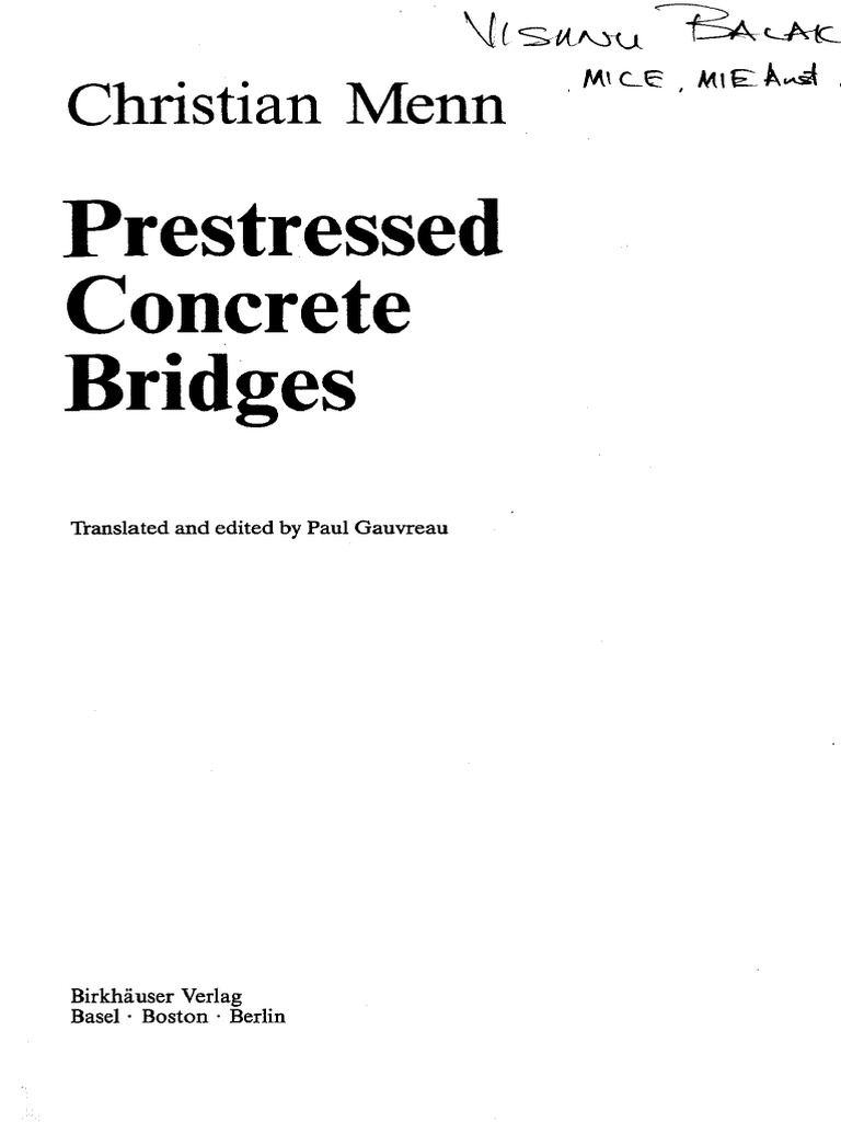 Prestressed Concrete Bridges | PDF
