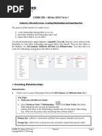 Microsoft Access Worksheet | PDF | Microsoft Access | Databases