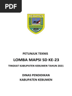 Juknis MAPSI XXVI Tahun 2025 Di Purbalingga (Fiks Dan Final) | PDF