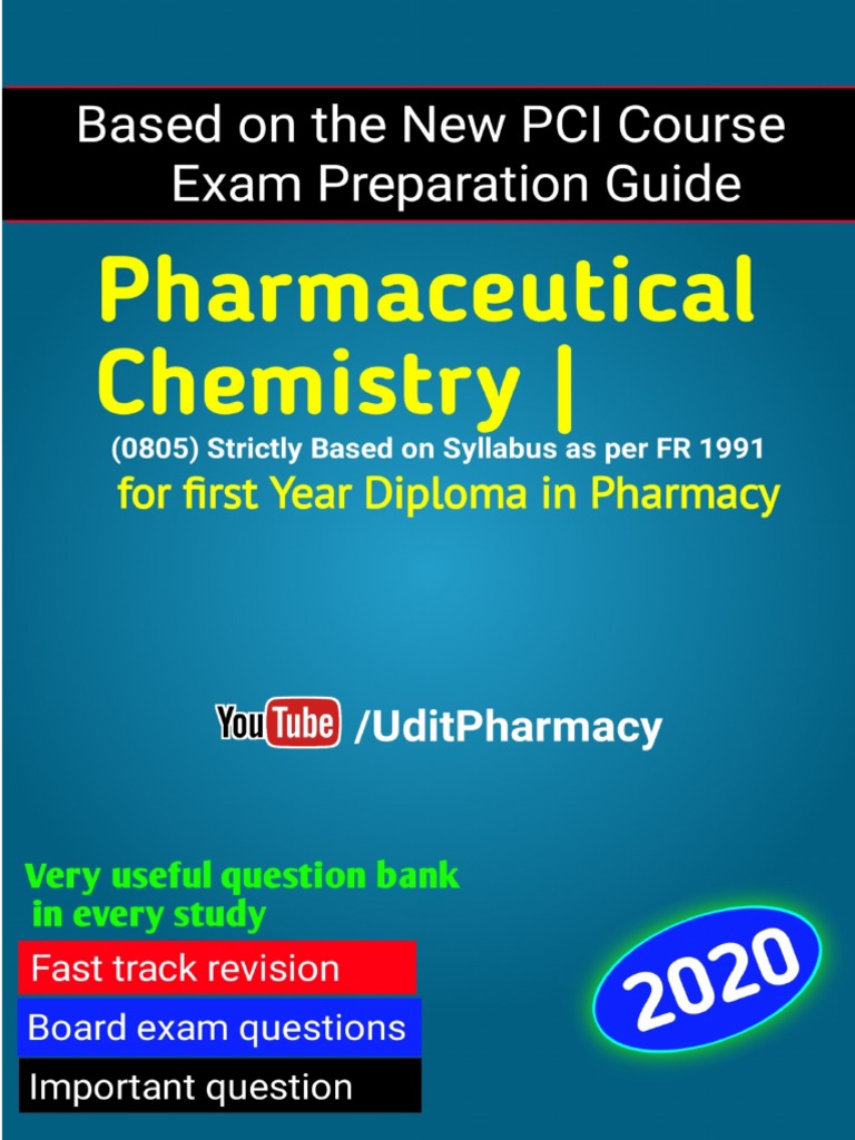 D.Pharma 1st Year Pharmaceutical Chemistry Ebook (Udit Pharmacy) by ...