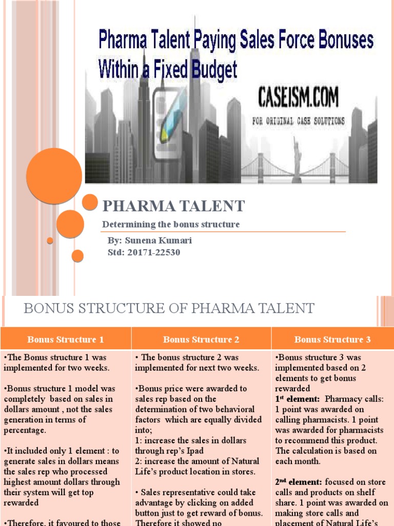 Pharma Talent | PDF | Sales | Business
