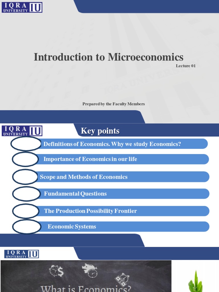 Introduction To Microeconomics | PDF | Economics | Microeconomics