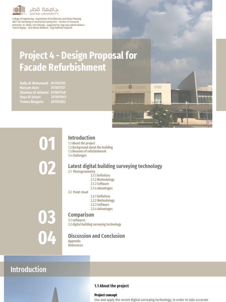 Project 4 - Design Proposal For Facade Refurbishment | PDF | Lidar ...