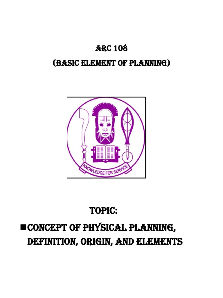 Physical Planning in Nigeria: Overview | PDF | Nigeria | Street