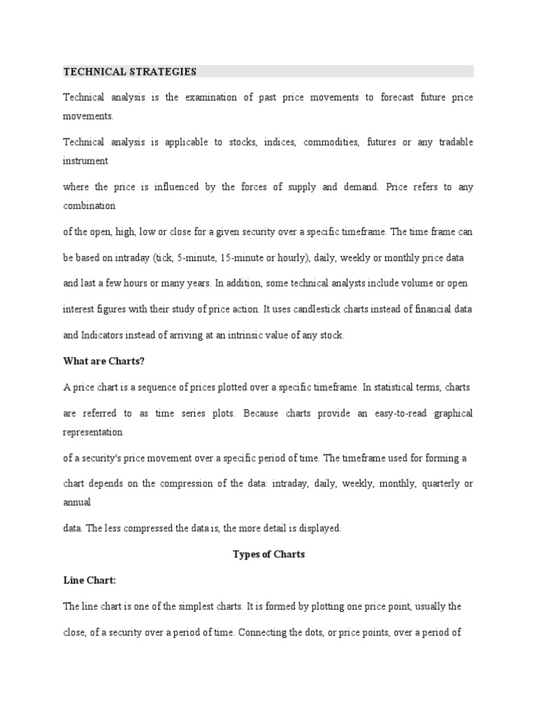 Technical Strategies | PDF | Market Trend | Technical Analysis