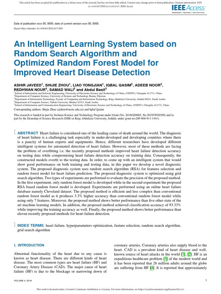Ja Veed 2019 | Download Free PDF | Machine Learning | Sensitivity And Specificity