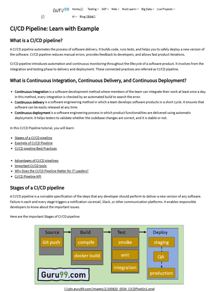 Automating the Software Delivery Process: An Introduction to Continuous ...