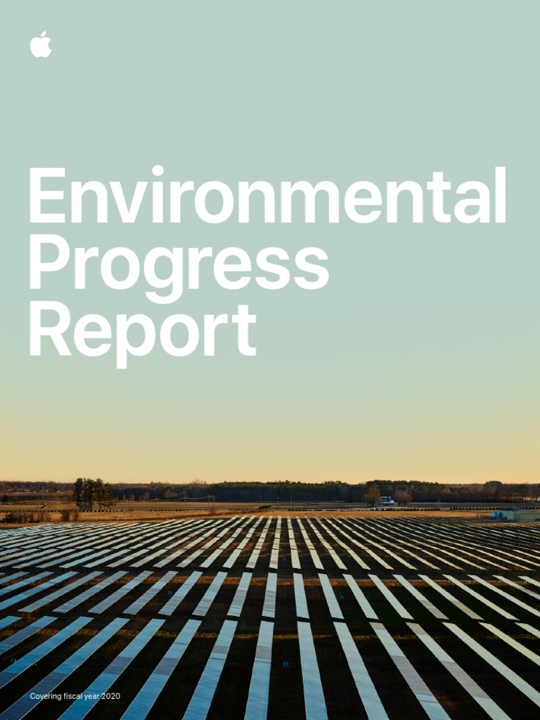 Apple Environmental Progress Report 2021 | PDF | Carbon Footprint | Low ...