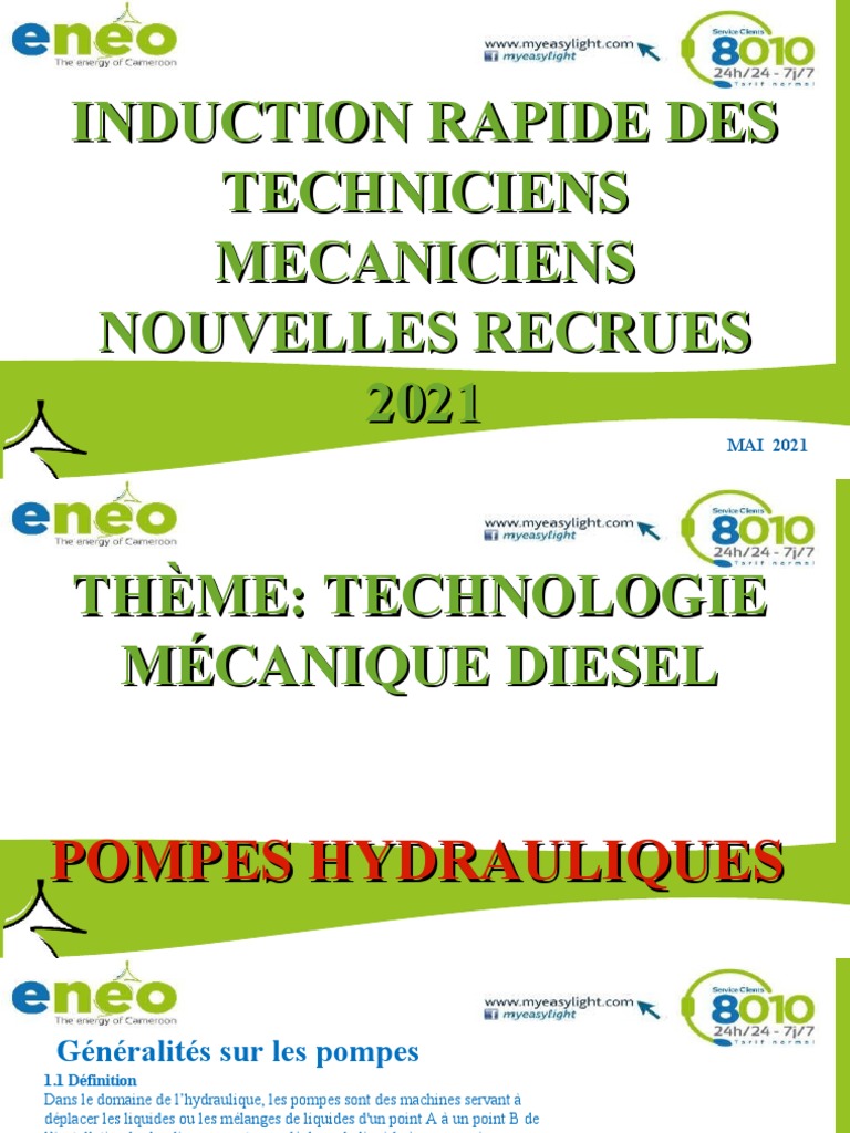 Formation Nouvelle Recrue Pompe Hydraulique | PDF | Pompe | Piston
