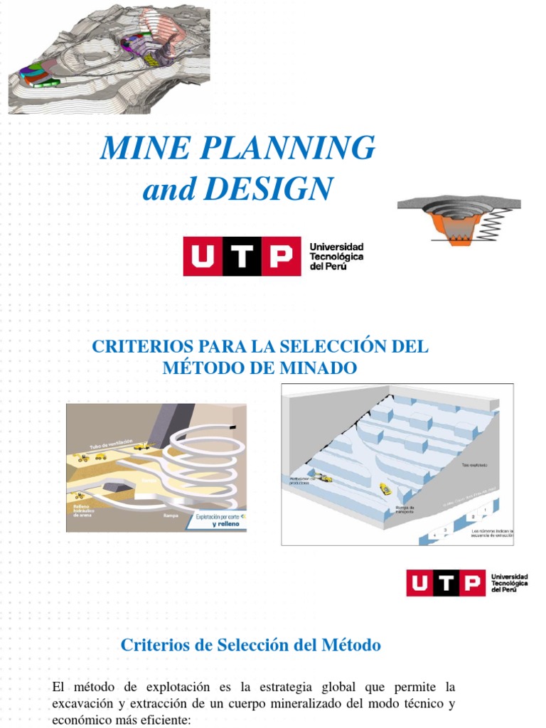 Seleccion Del Metodo Del Minado s5 | PDF | Materiales | Naturaleza