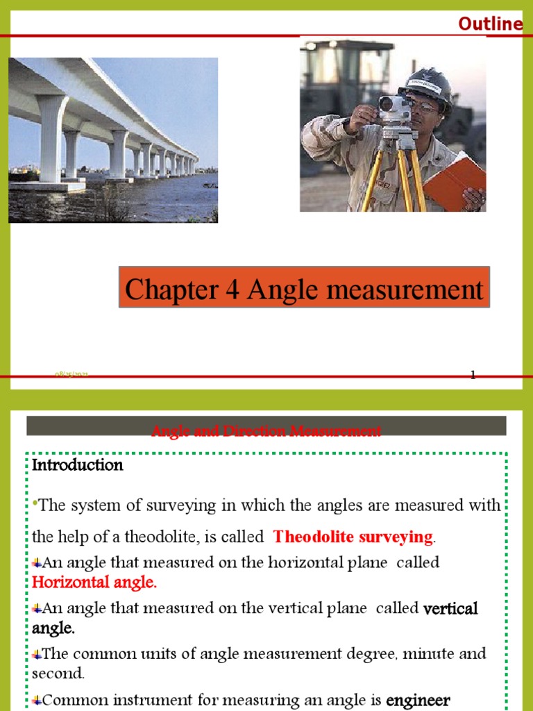 Surveying Chap 4 Angle | PDF | Angle | Surveying