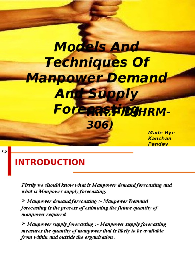 Manpower Demand and Supply Forecasting Techniques | PDF | Human ...