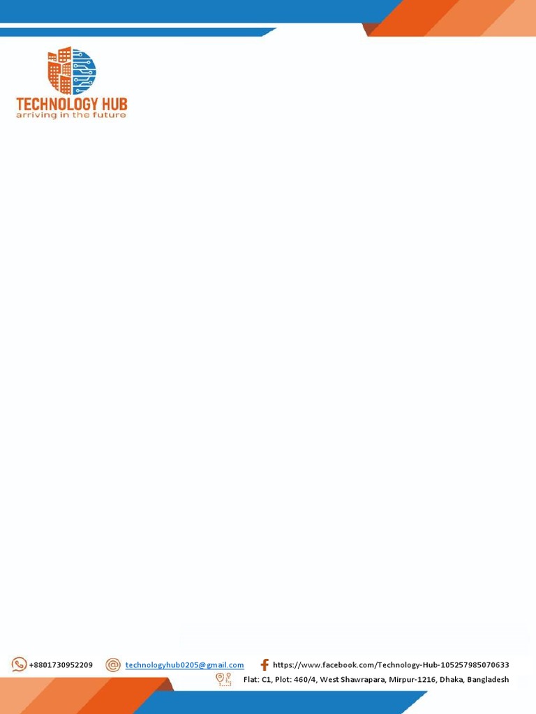 Tech Hub Letter Head | PDF | Computers