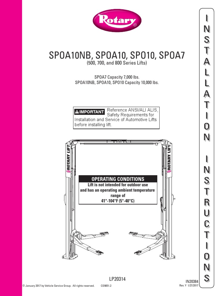 Rotary SPO10 & SPOA10 Installation Instructions | PDF | Fuse ...