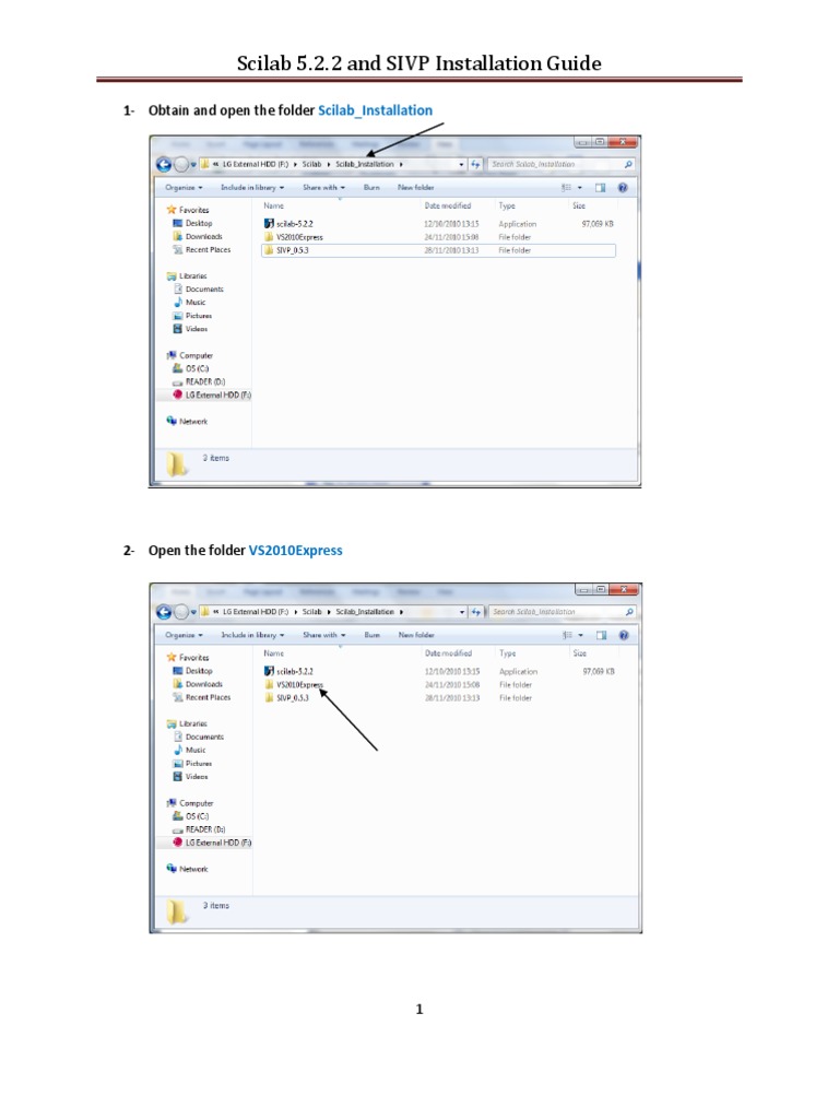 Scilab and SIVP Installation Guide | PDF | Computer Engineering ...