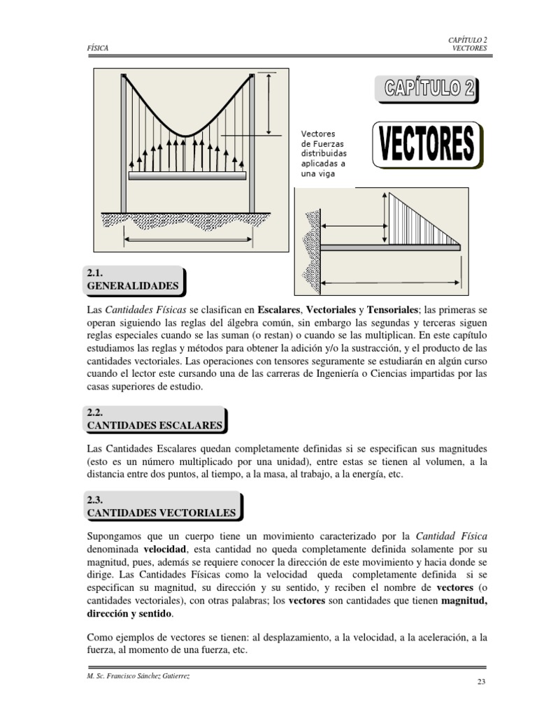 03-02 FISICA Vectores | PDF | Vector Euclidiano | Triángulo