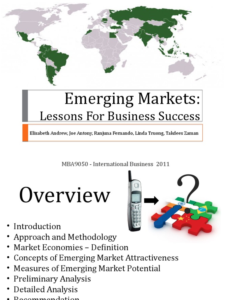 Emerging Markets:: Lessons For Business Success | PDF | Gross Domestic ...