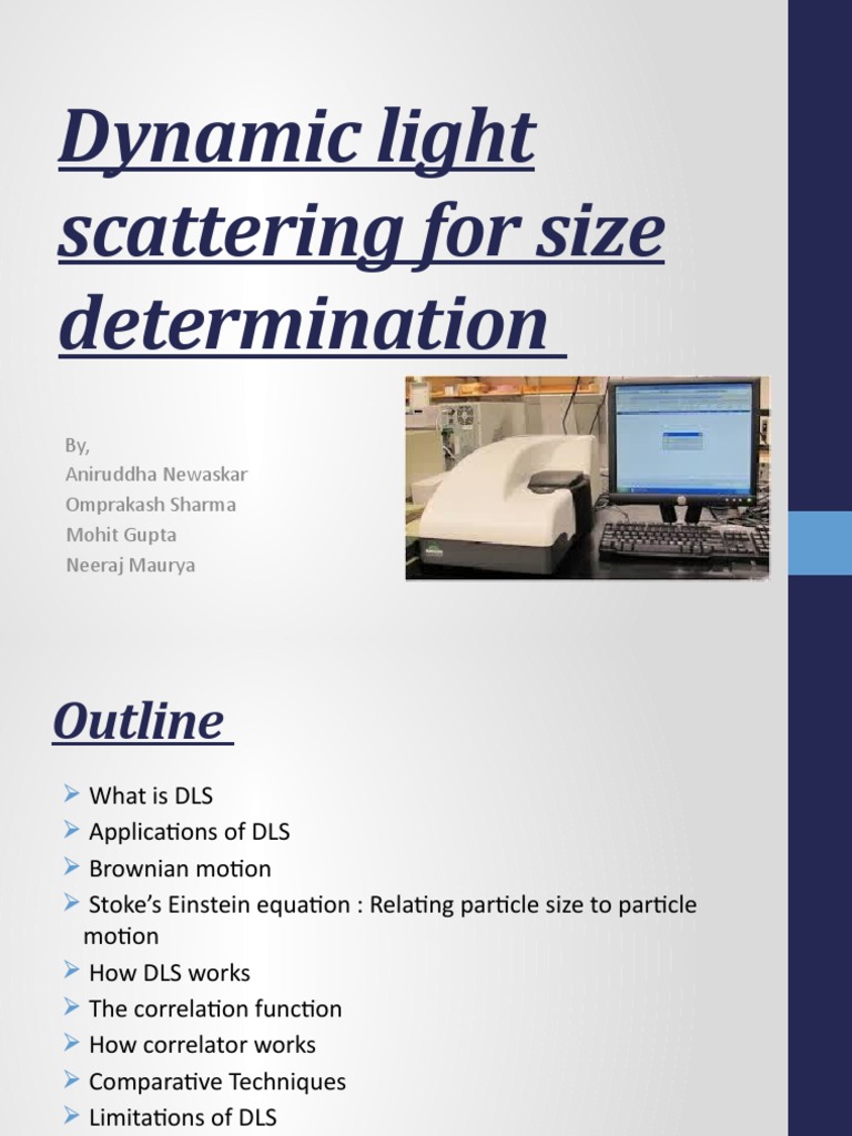 Dynamic Light Scattering | PDF | Materials Science | Physical Chemistry