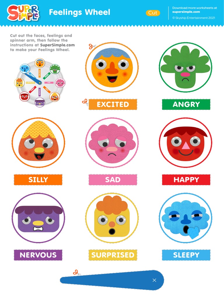 Feelings-Wheel Printable | PDF