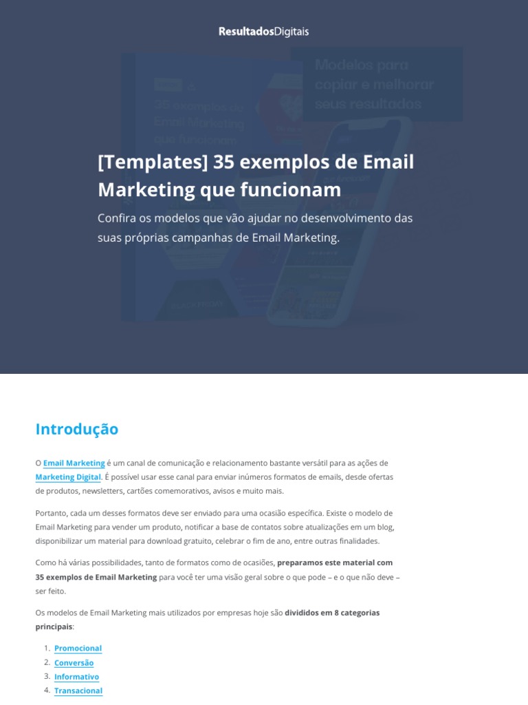 35 Modelos de Email Marketing Eficazes | PDF | Marketing | E-commerce