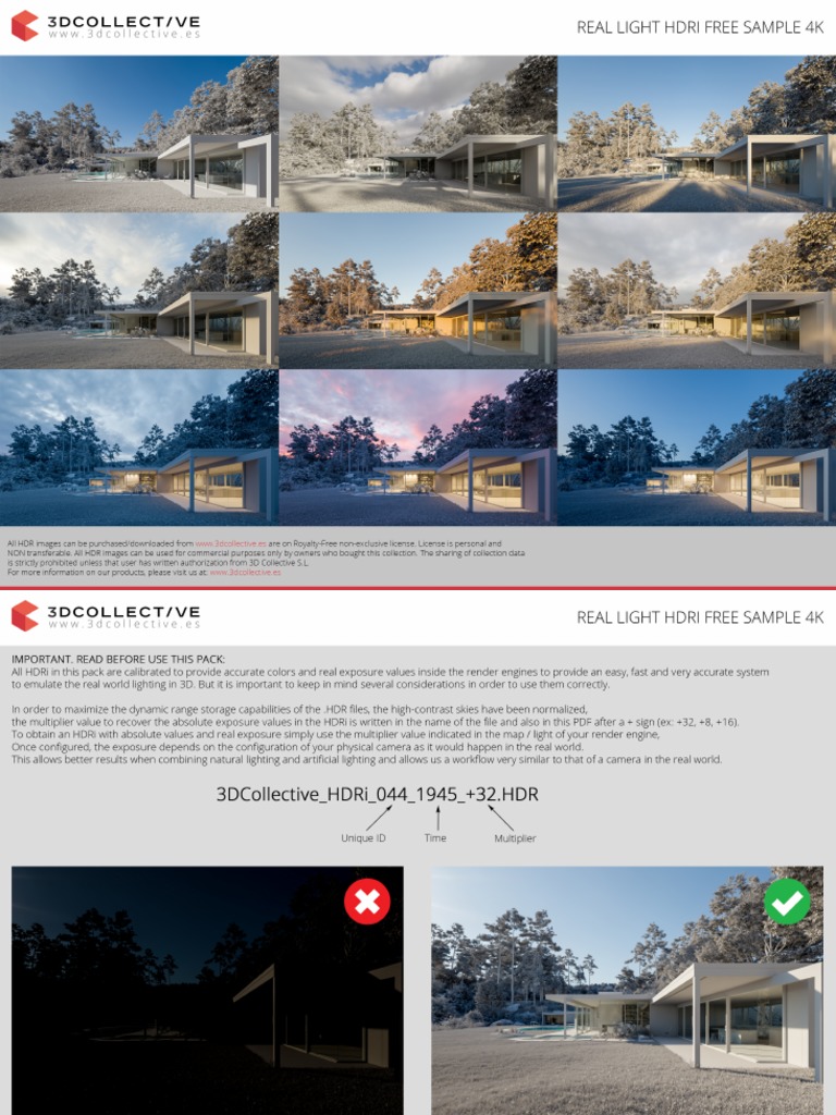 Real Light HDRi Free Sample 4K | PDF