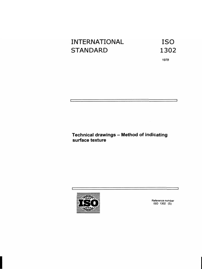 Iso 1302 | PDF