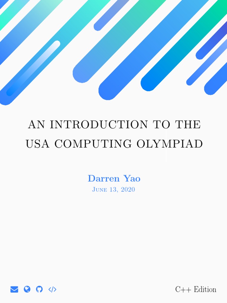 An Introduction To The Usa Computing Olympiad: Darren Yao | Download Free PDF | Array Data ...