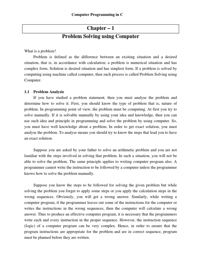 Computer Programming 1 | PDF | C (Programming Language) | Data Type