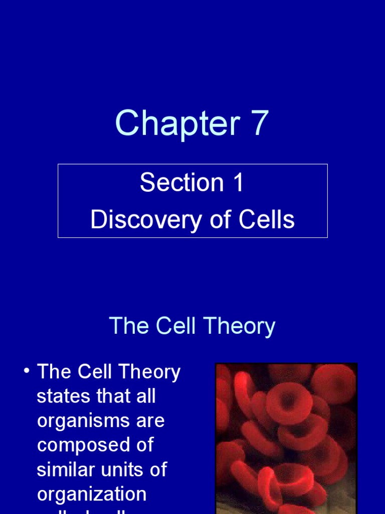 L#1 The Cell Theory | PDF | Cell (Biology) | Biology