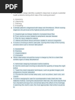 Nursing Process Quiz for Healthcare Professionals | PDF | Medical ...