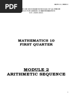 G10 - Math - Q1 - Module 2 Grade 10 | PDF | Factorization | Arithmetic
