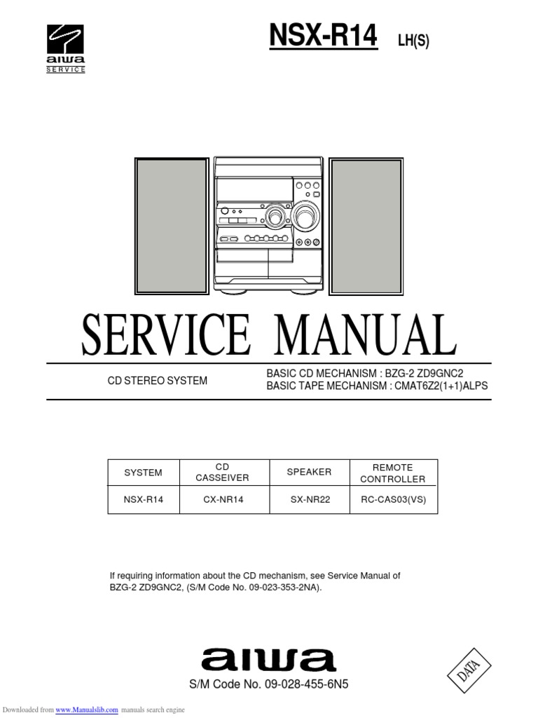 Service Manual: NSX-R14 | PDF | Frequency Modulation | Capacitor