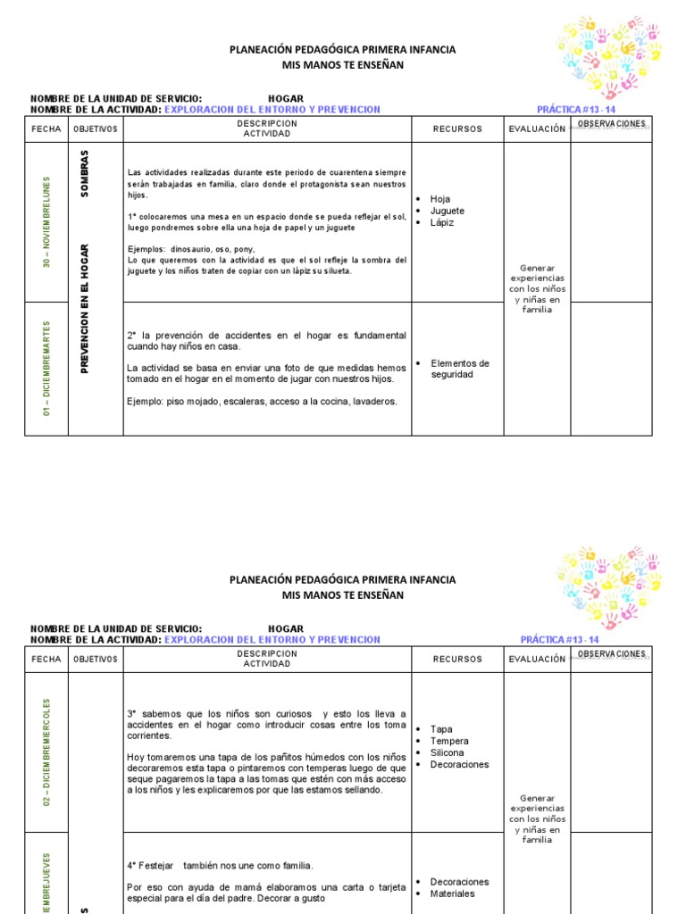 Planeacion 1° Semana de Diciembre | PDF