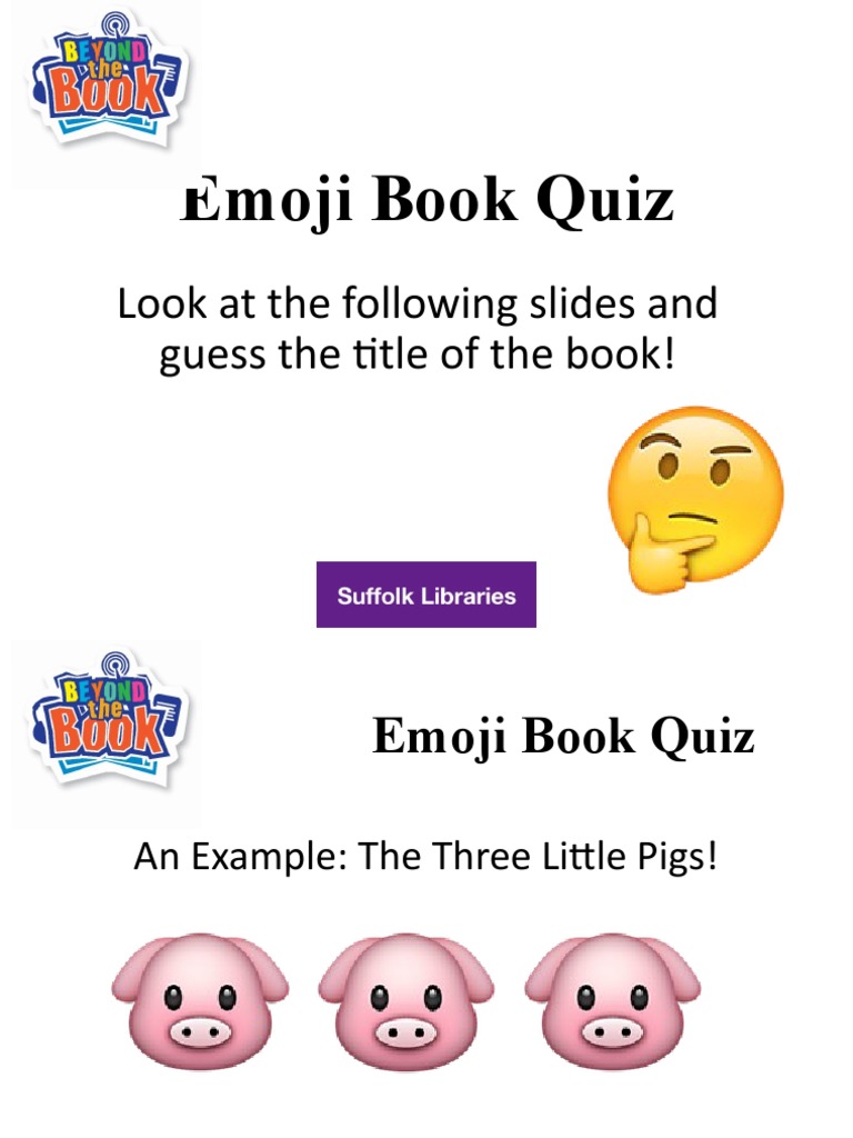Emoji Book Quiz | PDF | Children's Literature
