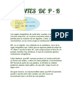 Reglas ortográficas: mb, mp, nv y nf | PDF
