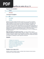 Reglas ortográficas: mb, mp, nv y nf | PDF
