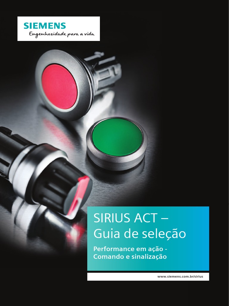 Siemens - Catalogo Sirius Act Abr | PDF | Diodo emissor de luz | Bens manufaturados
