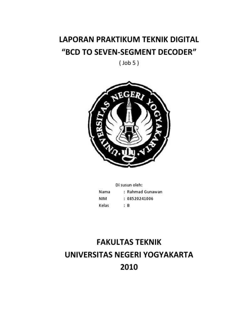 LaPoRan BCD To 7segment Decoder | PDF