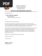 Letter Request Tree Planting Seedlings | PDF