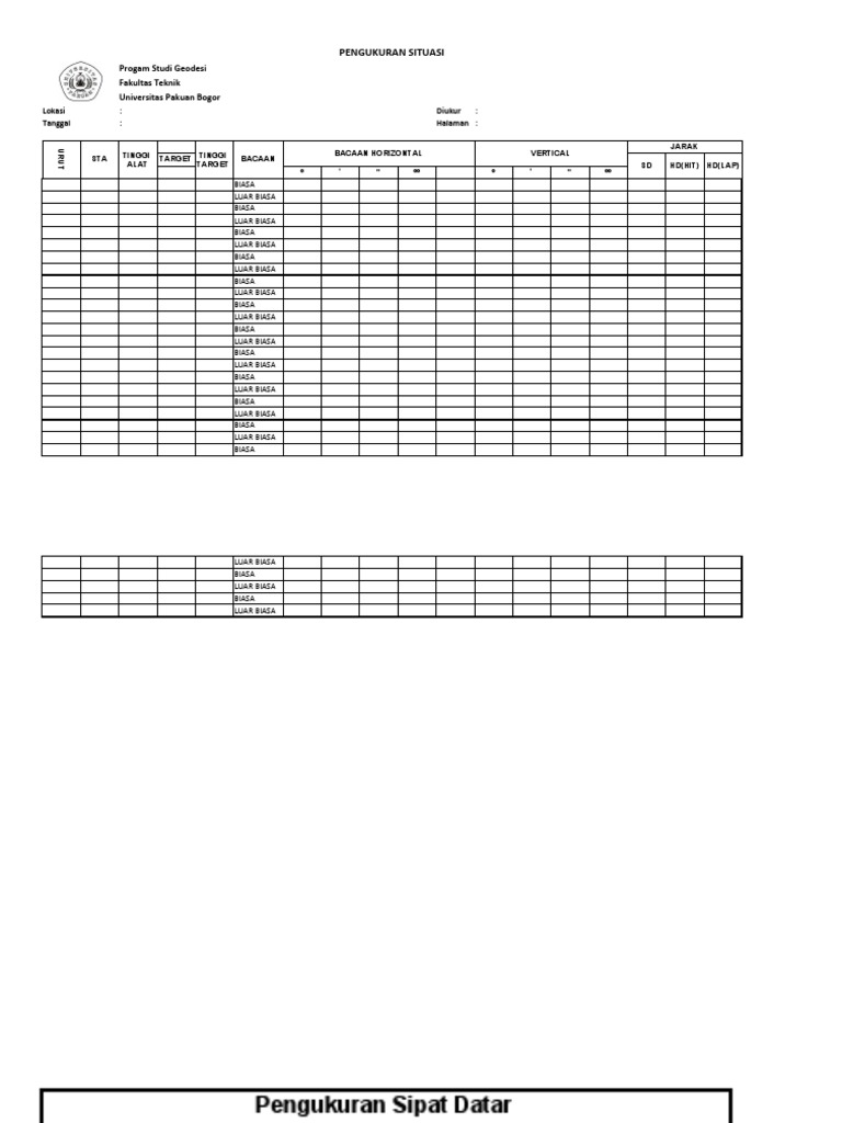 Form Waterpass | PDF