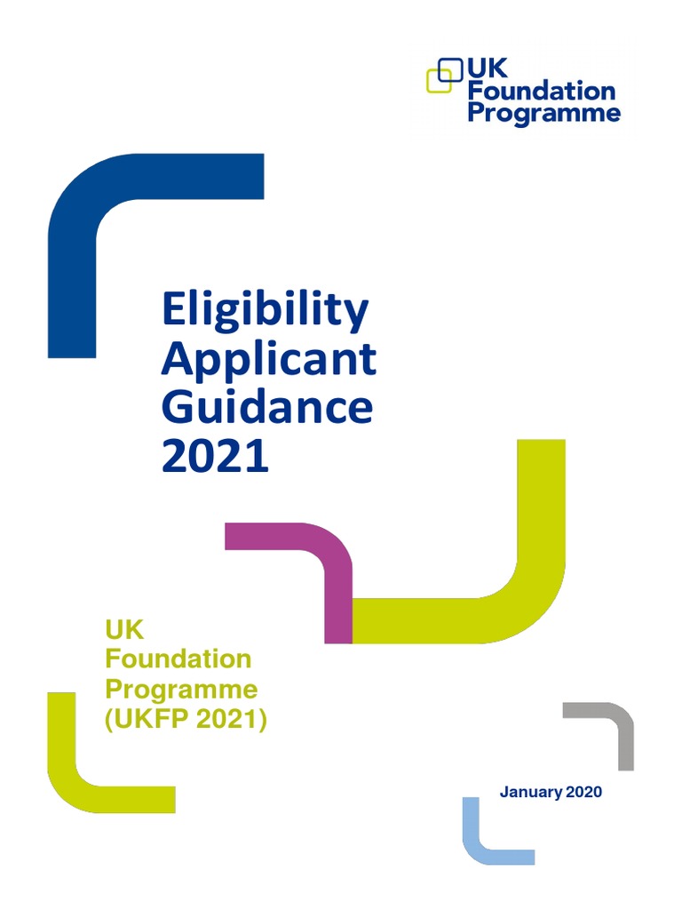 UKFP 2021 Eligibility Applicant Guidance - FINAL | PDF | International ...