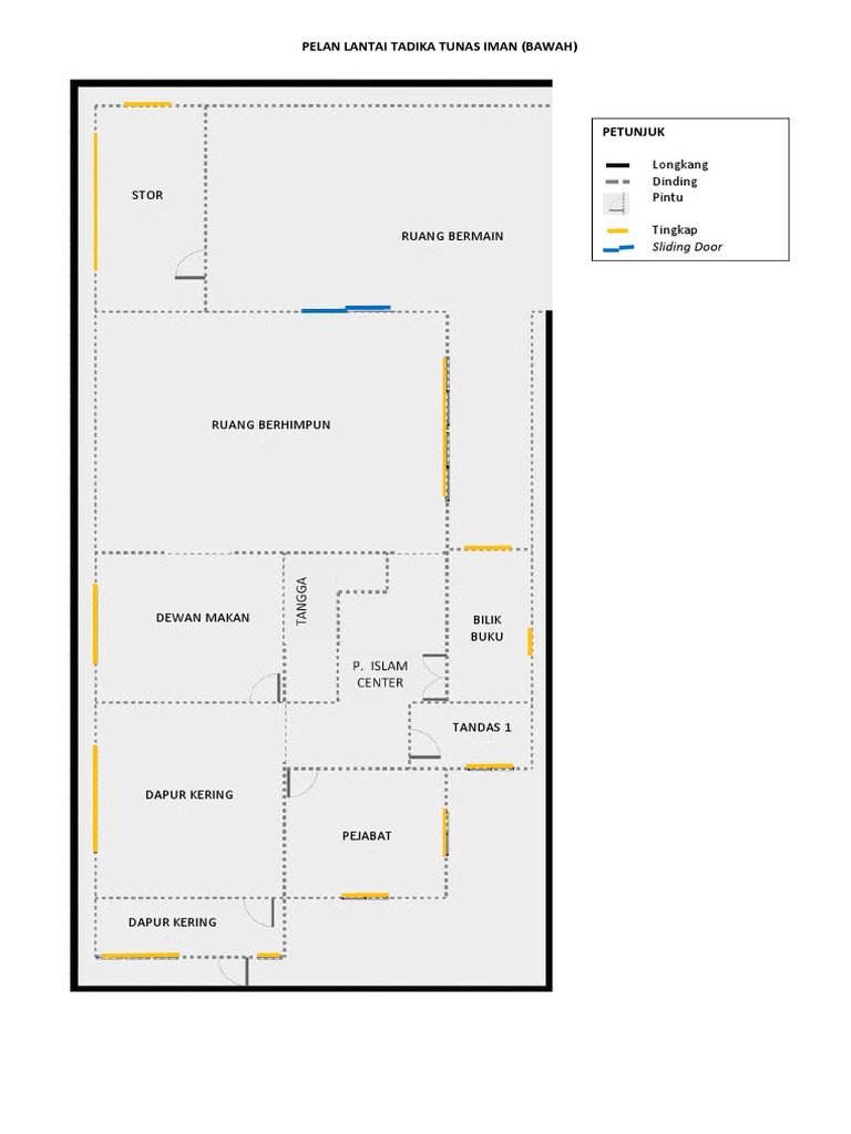 Peta Lantai Tadika | PDF