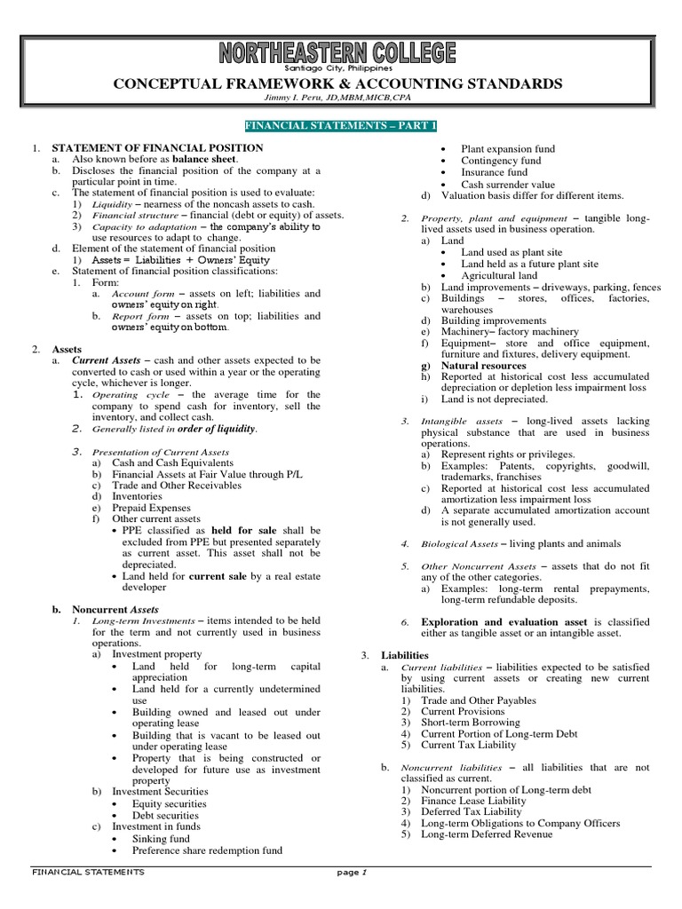 D Financial Statements SFP | PDF | Balance Sheet | Equity (Finance)