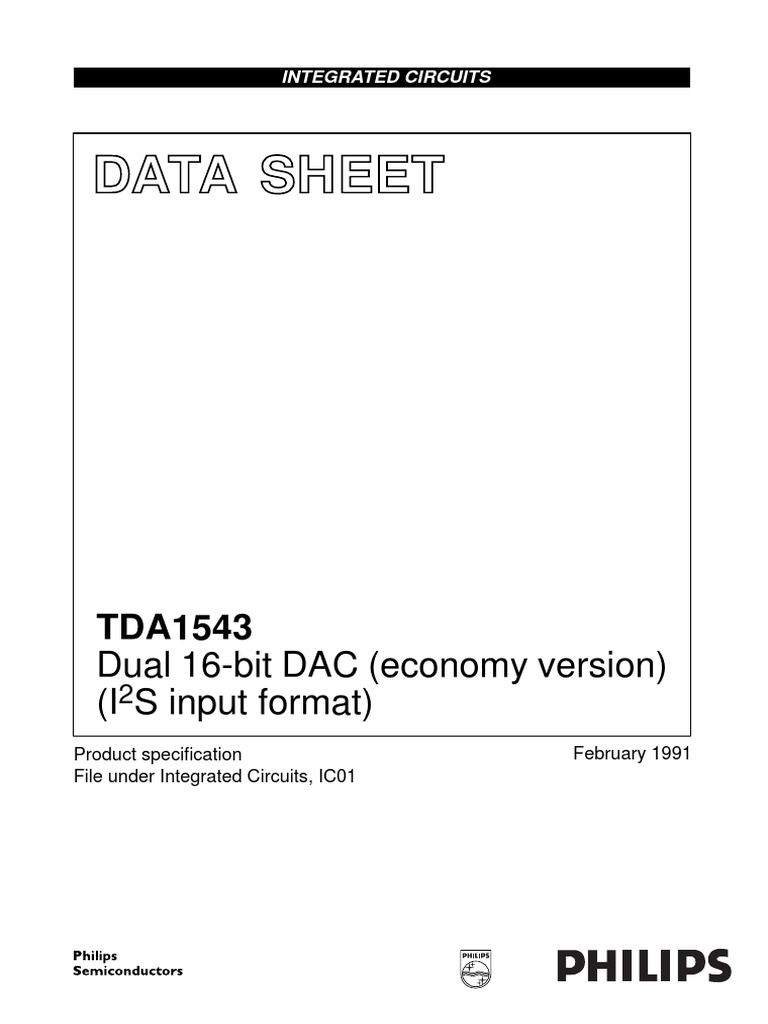 Dual 16-Bit DAC Economy IC Data Sheet | PDF | Digital To Analog ...